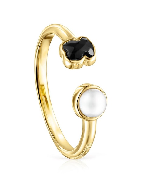 Anillo Tous Glory P 925 de plata perla lustre 1
