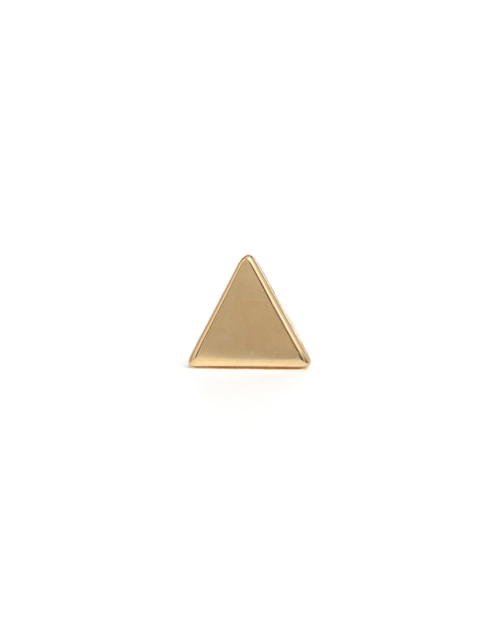 Piercing triangular Ero Jewelry Ero Jewelry Piercing de oro con acabado ...