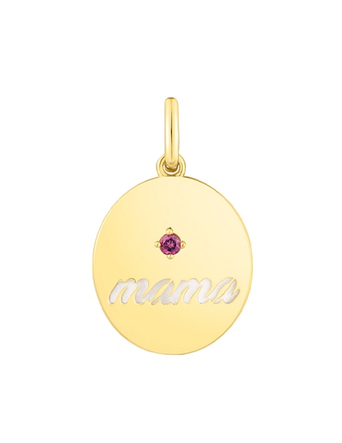Medalla ovalada Tous Mama P 925 rodolita 1