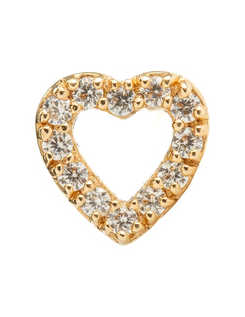 Piercing de corazón Ero Jewelry de oro 14 K con acabado brillante ...