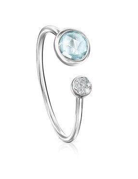 Anillo de oro 18 k Tous Color King gemas